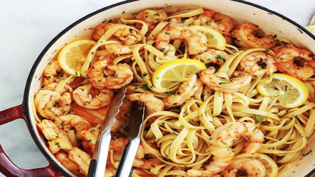 Pâtes Aux Crevettes à Lail Et Citron Faciles Et Rapides Astuces